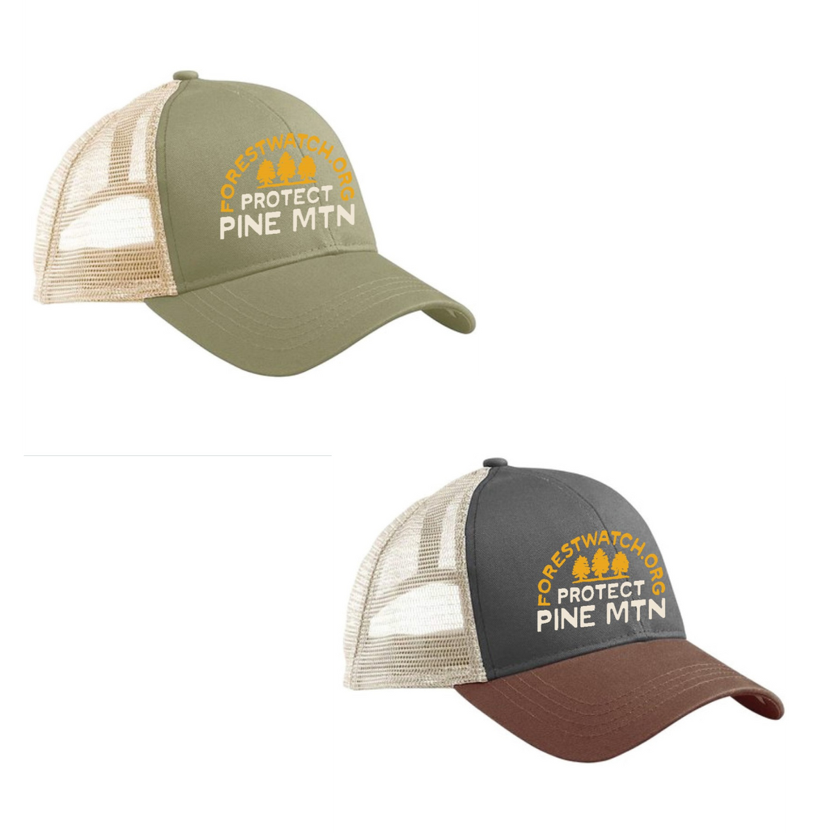 Protect Pine Mountain Trucker Hat – The ForestWatch Store